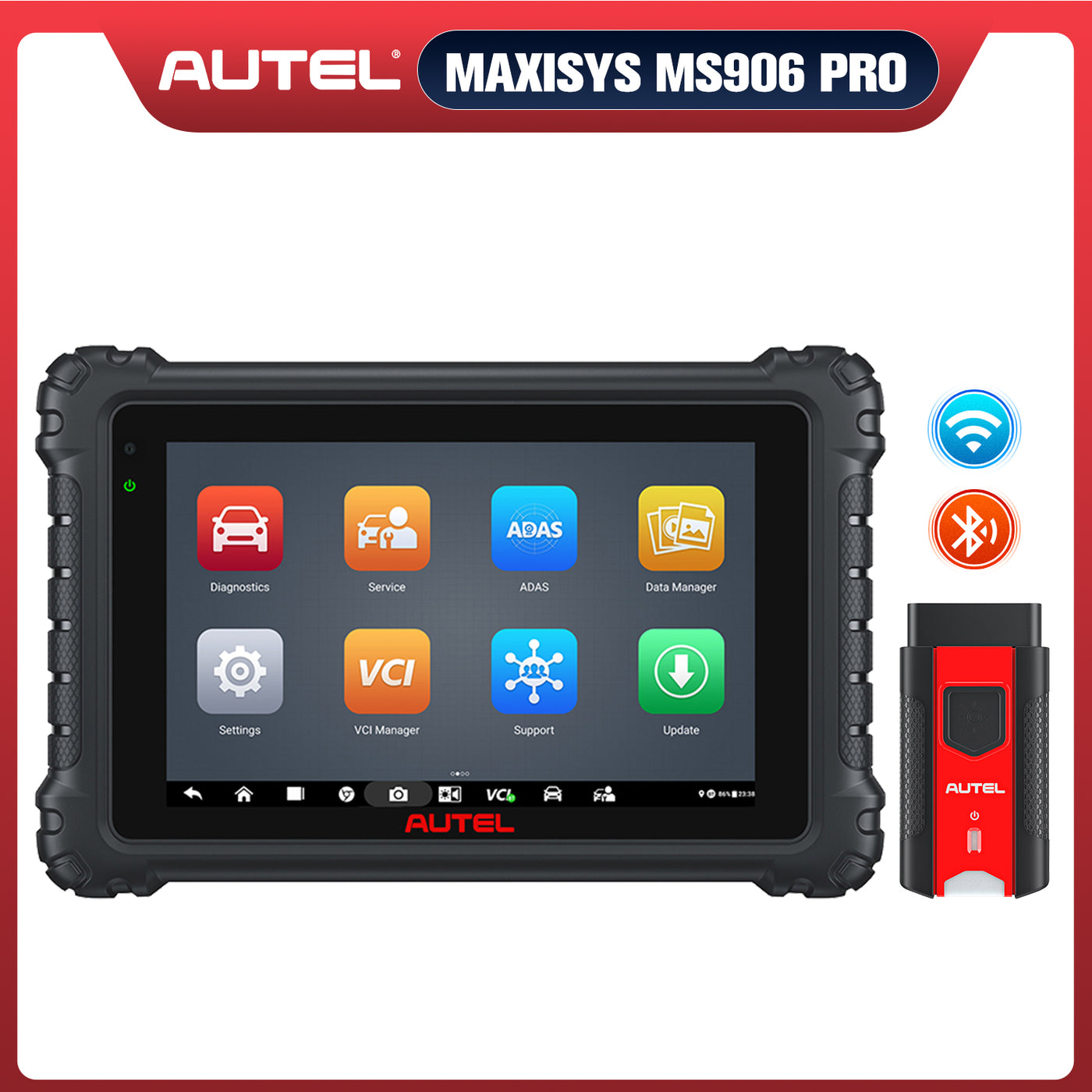 Autel MaxiSys MS906 Pro Diagnostics Scan Tool All-System Diagnostics ...