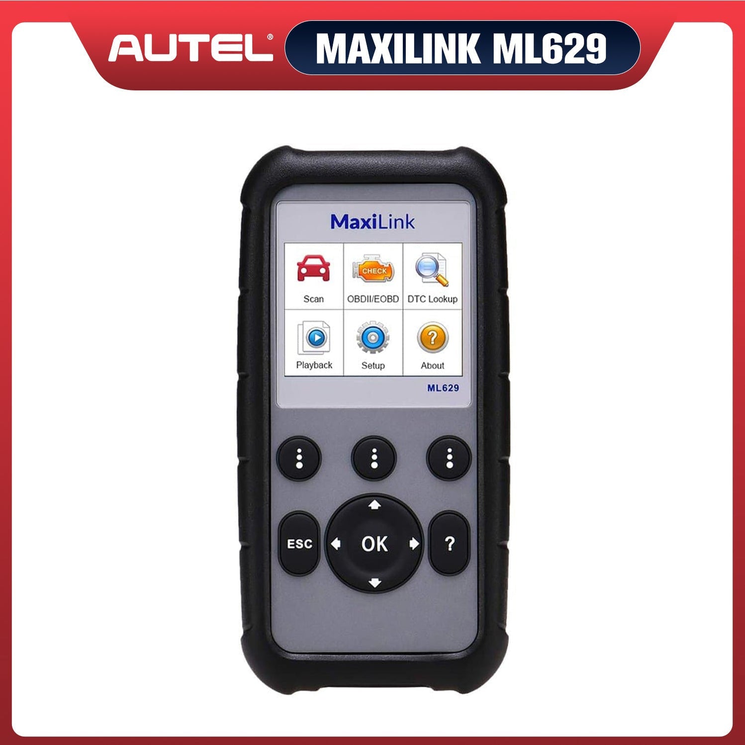 AUTEL MaxiLINK ML629 OBD2 Scanner Free Ship — obdprice.ca